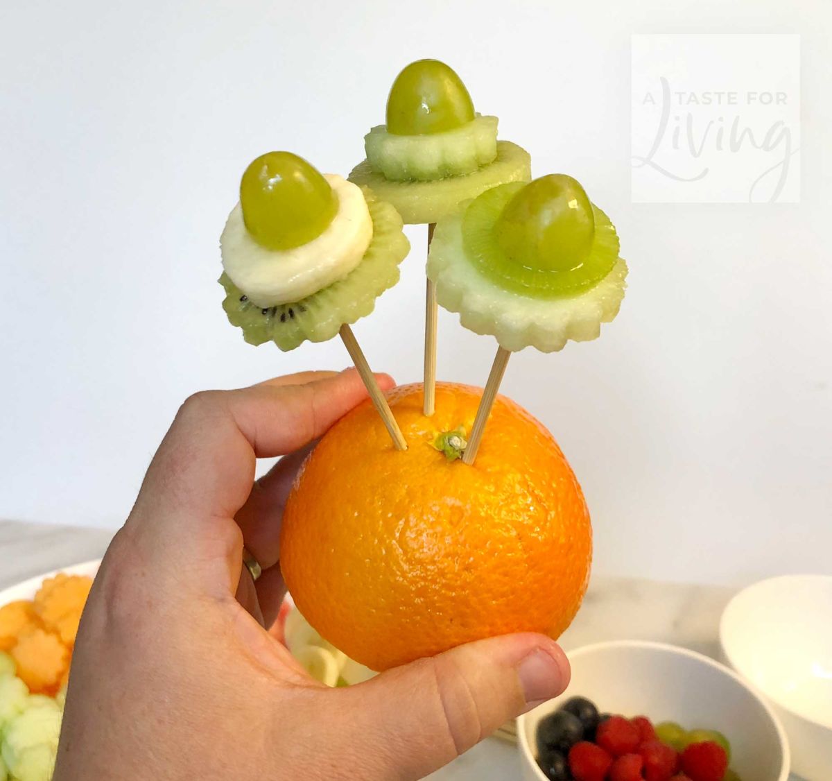 How to Make Mini Fresh Fruit Bouquets | A Taste for Living